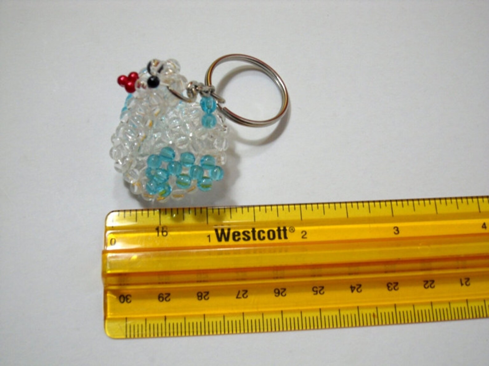 Swan Keychain Beaded Swan Keychain Bead Swan Swan Bead - Etsy