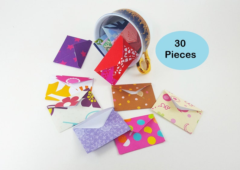 Mini Envelopes Tiny Envelopes Small Envelopes Set of Tiny - Etsy