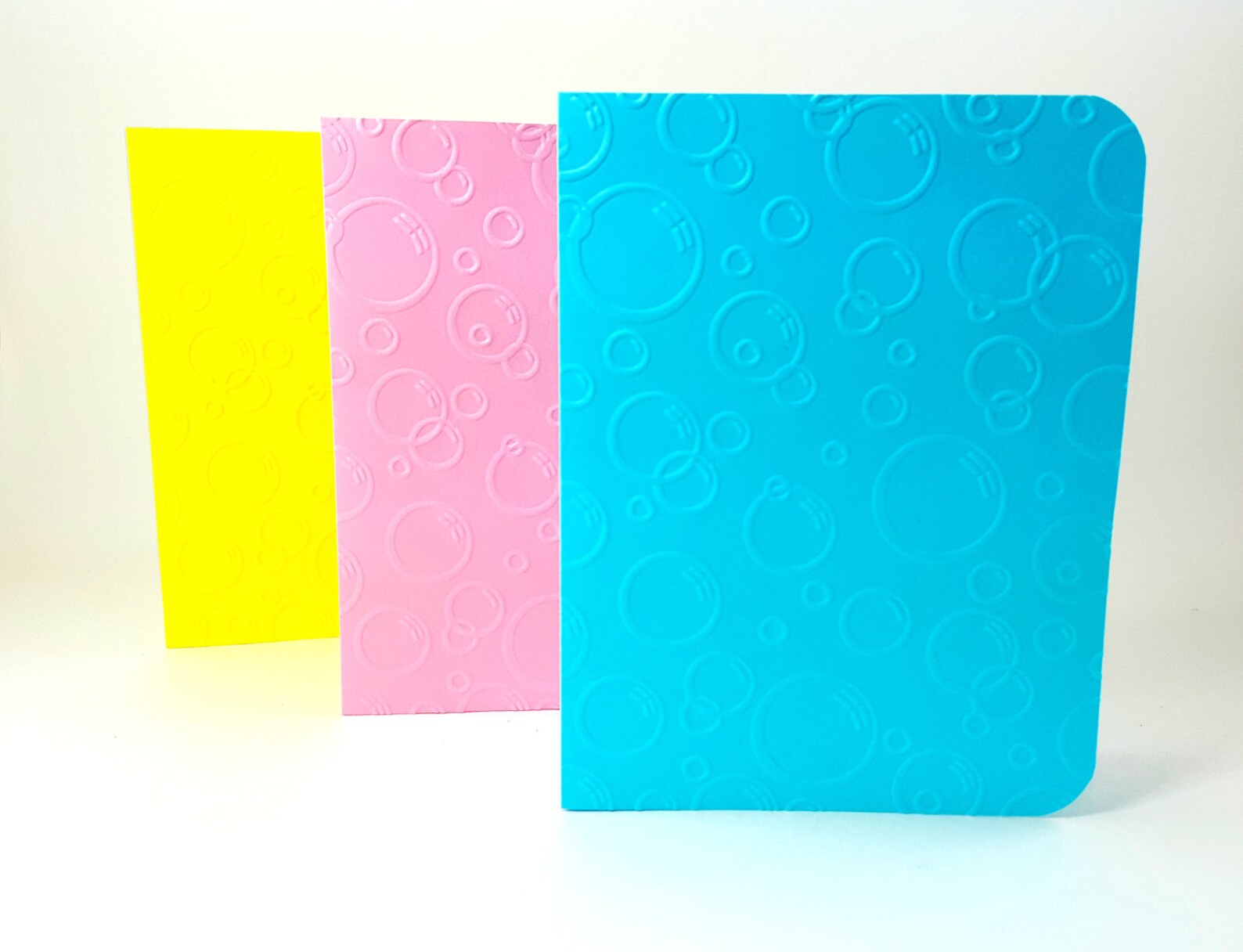 Bubbles Embossed Card Bubbles Card Blowing Bubbles Card - Etsy