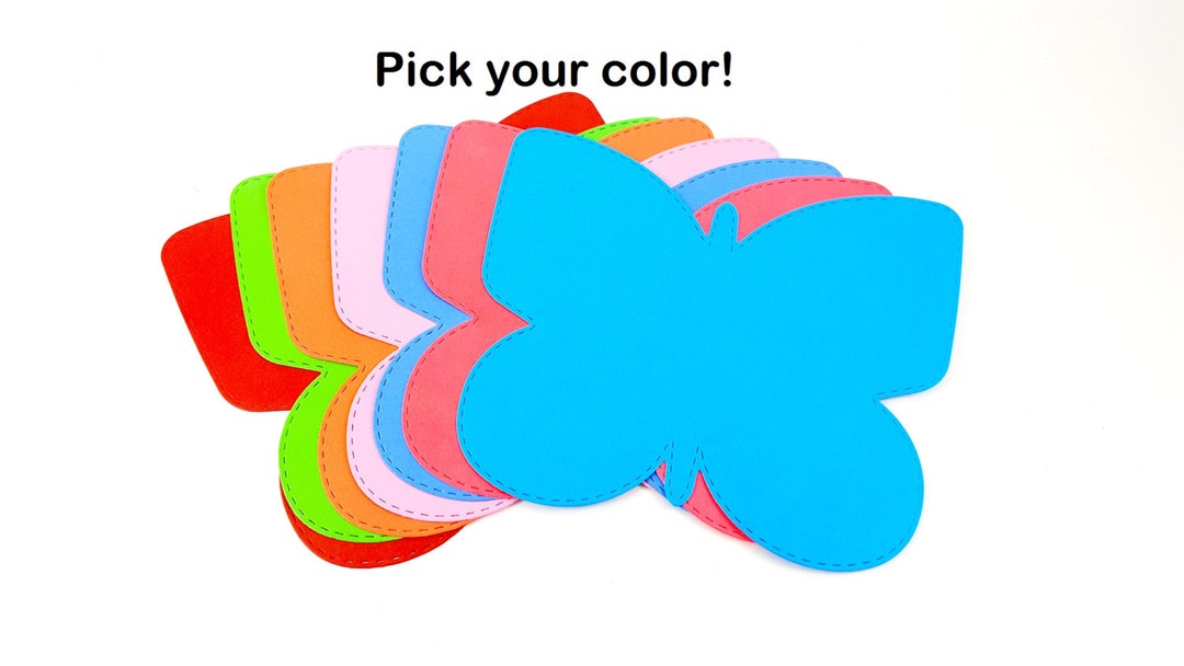 Large Butterfly Die Cuts, Jumbo Butterfly Cut Outs, Butterfly Notes ...