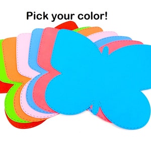 Large Butterfly Die Cuts, Jumbo Butterfly Cut Outs, Butterfly Notes ...