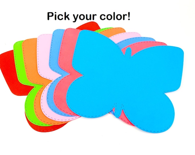 Large Butterfly Die Cuts, Jumbo Butterfly Cut Outs, Butterfly Notes ...