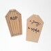 Coffin Tags Coffin Gift Tags Wood Coffin Tags Wooden Coffin - Etsy