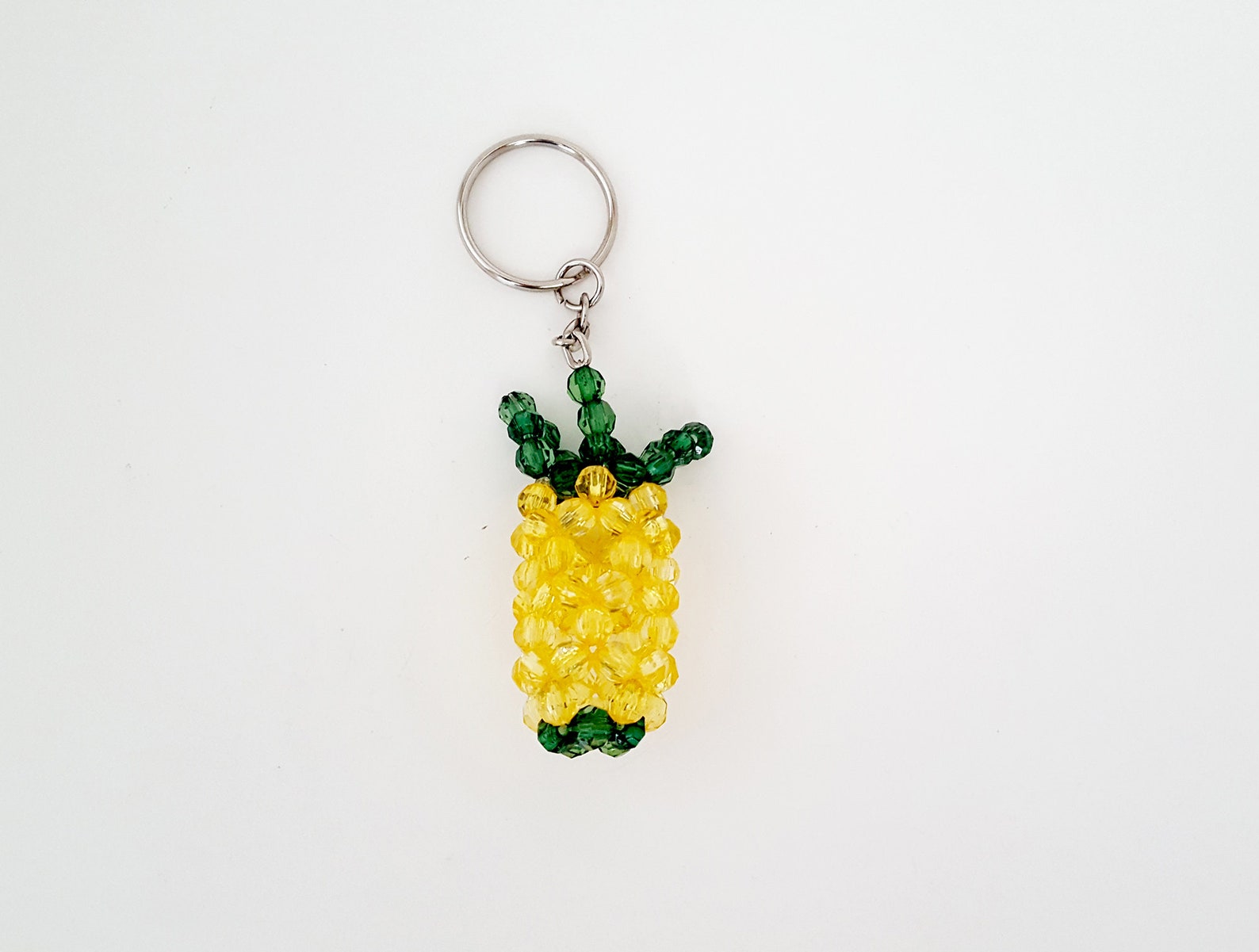 Pineapple Keychain Beaded Pineapple Pineapple Accessories - Etsy