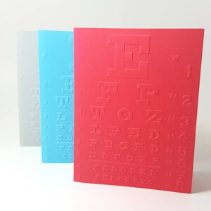 Eye Doctor Card, Snellen Chart Card, Optometrist Gift, Ophtalmologist ...