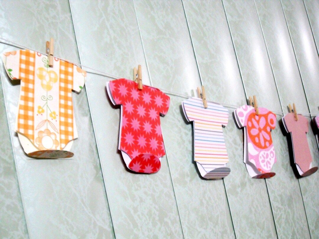 Baby Shower Banner, Baby Shower Message Banner, Baby Clothes Banner ...