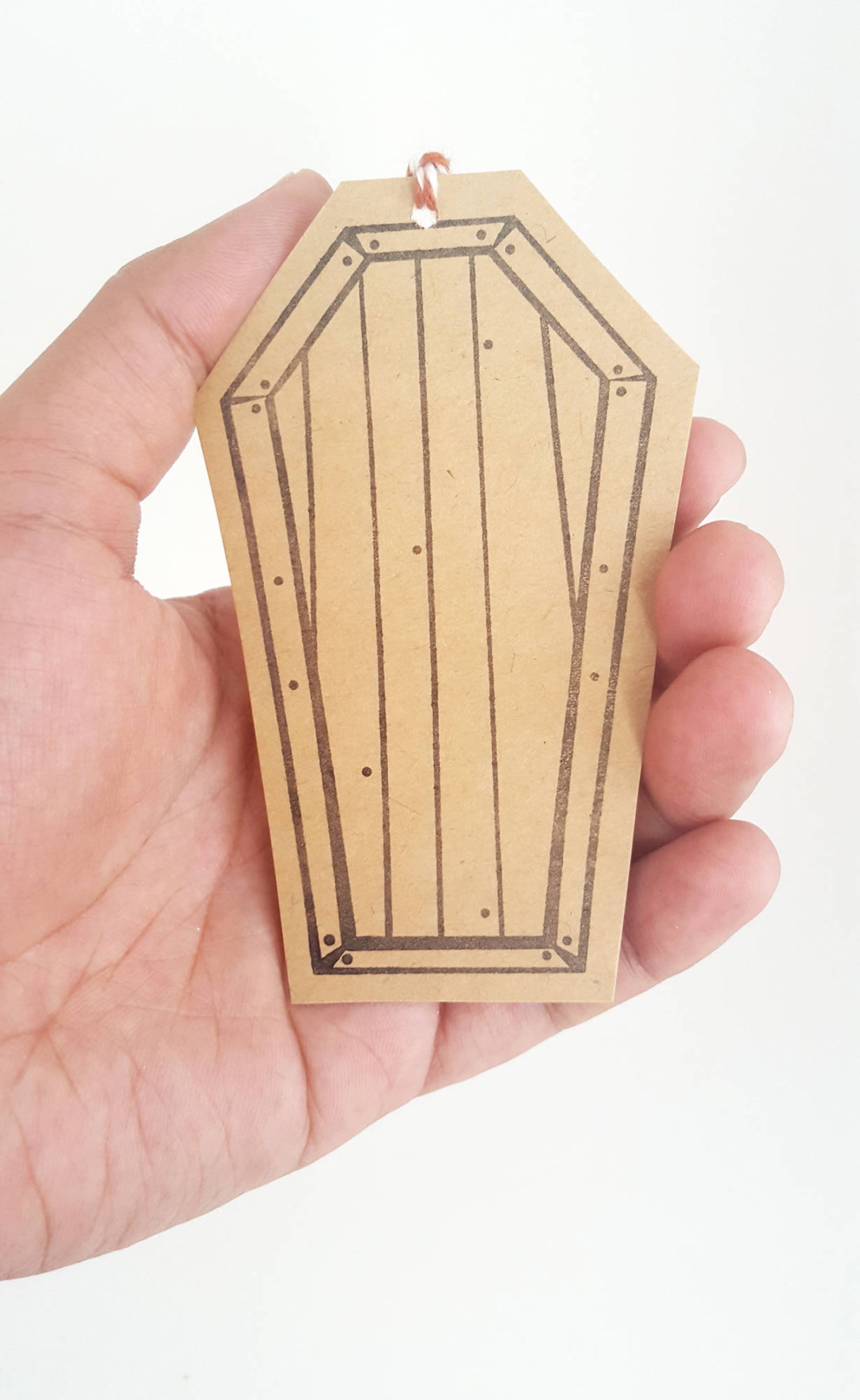 Coffin Tags Coffin Gift Tags Wood Coffin Tags Wooden Coffin | Etsy