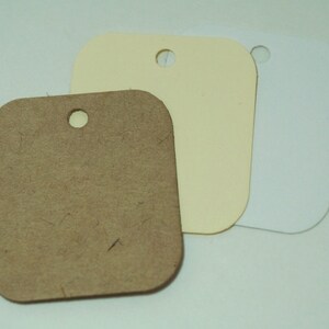 Mini Tags, Gift Tags, Kraft Tags, Label Tags, Square Tags, Small Tags ...