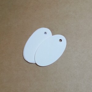 Oval Tags, Oblong Tags, Round Tags, Oval Label Tags, Gift Tags, Price ...