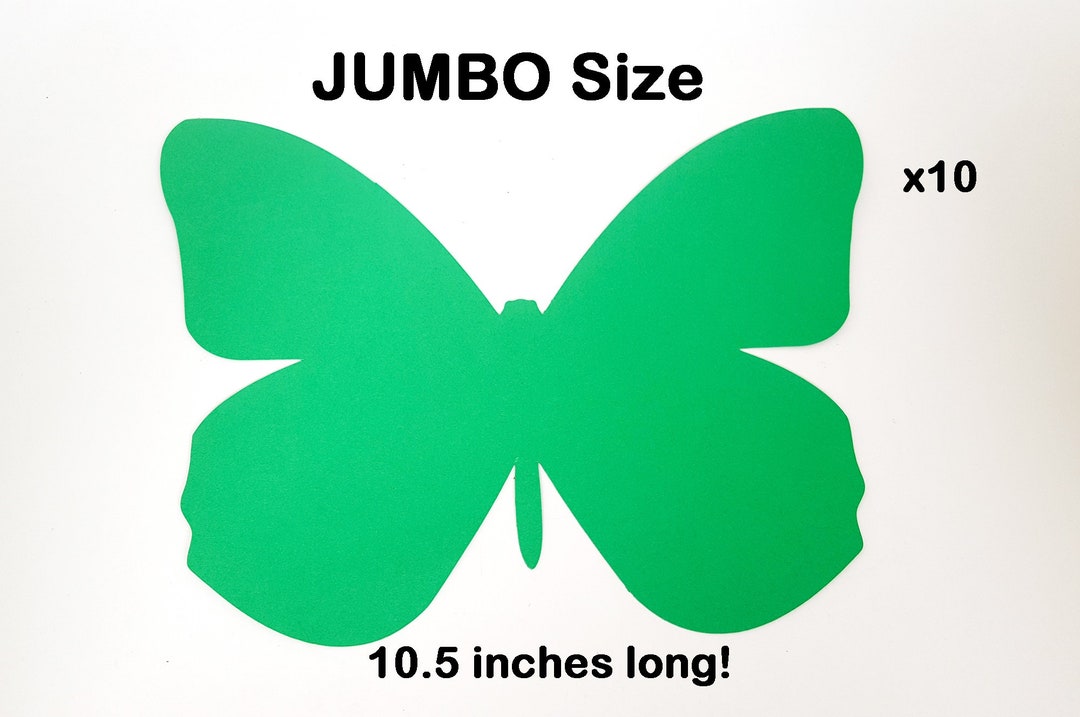 Jumbo Butterfly Die Cuts, Butterfly Cut Outs, Cardstock Butterflies ...
