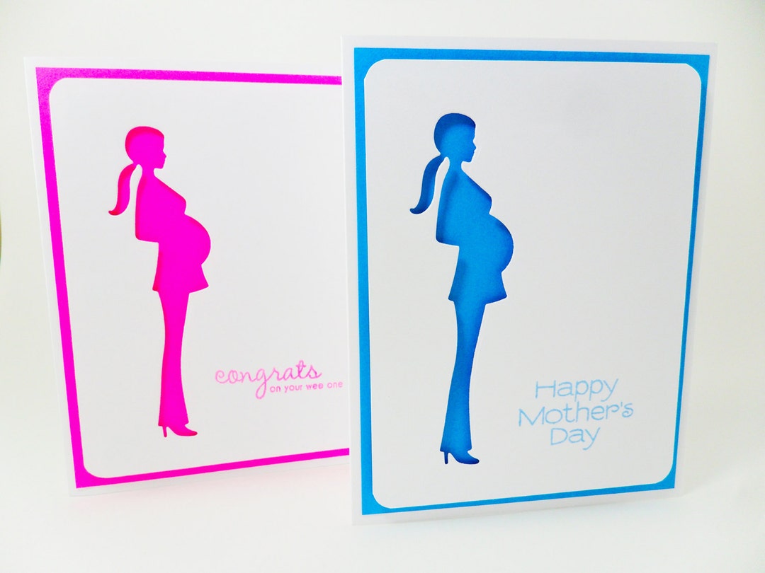 Pregnant Card, Mother's Day Card, Pregnant Mom Card, Congratulations ...