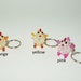 Beaded Chicken Keychain, Beaded Hen, Easter Hen, Cute Bead Chickens ...