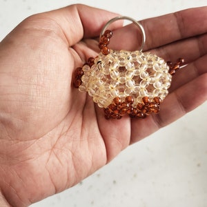 Beaded Pig, Pig Keychain, Beaded Pig Keychain, Pink Pig, Cute Piggy ...