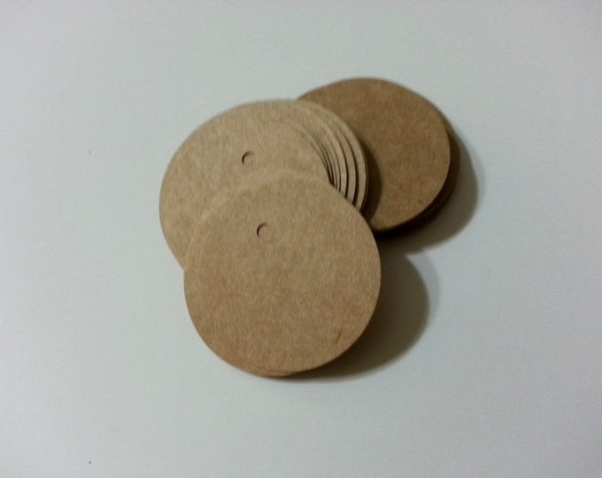 Circle Tags, Small Tags, Round Kraft Tags, Label Tags, Mini Tags ...