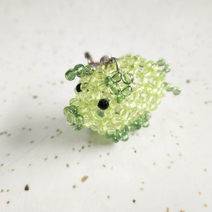 Beaded Pig, Pig Keychain, Beaded Pig Keychain, Pink Pig, Cute Piggy ...