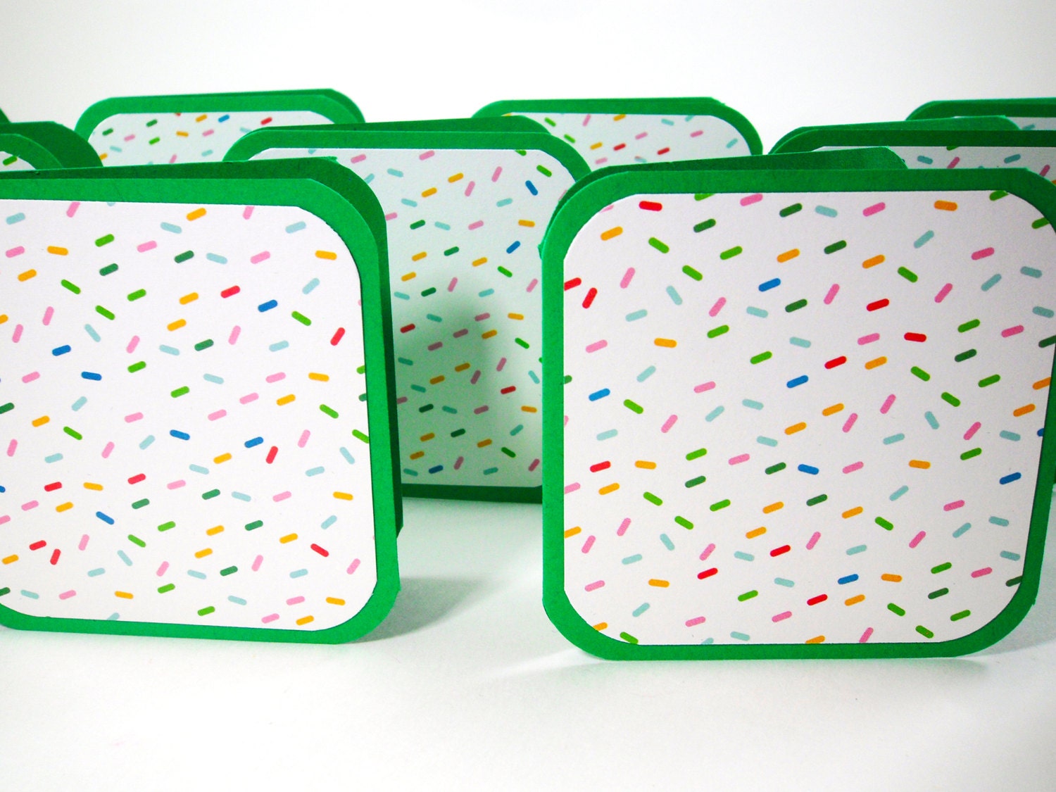 Sprinkles Mini Cards Blank Mini Cards With Envelopes - Etsy