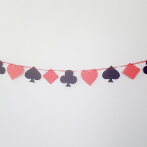 Suits Banner, Game Night Banner, Game Night Garland, Playing Cards ...