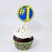 Number One Cupcake Topper, Victory Party Cupcake Topper, Championship ...