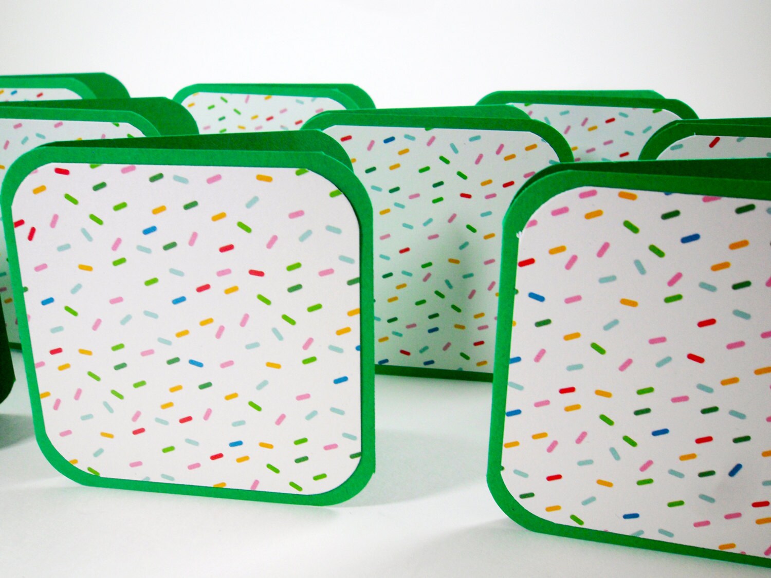 Sprinkles Mini Cards Blank Mini Cards With Envelopes - Etsy