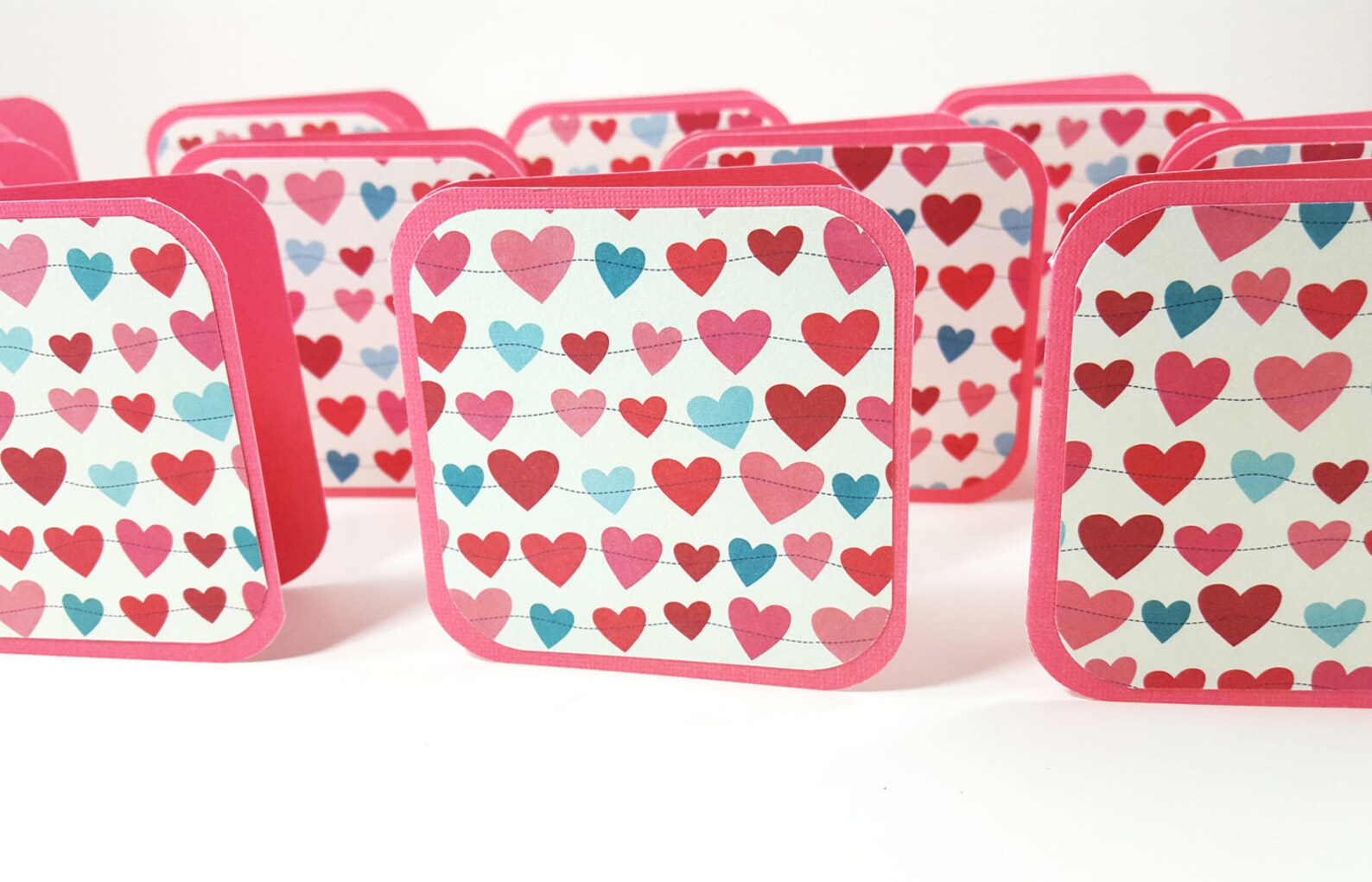 Heartstrings Mini Cards, Heart Strings, Colorful Hearts, Valentine ...