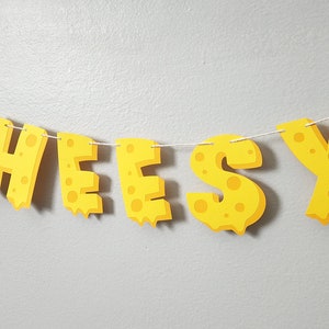 Cheese Banner, Cheesy Decor, Fondue Party, Cheese Sign, Charcuterie ...