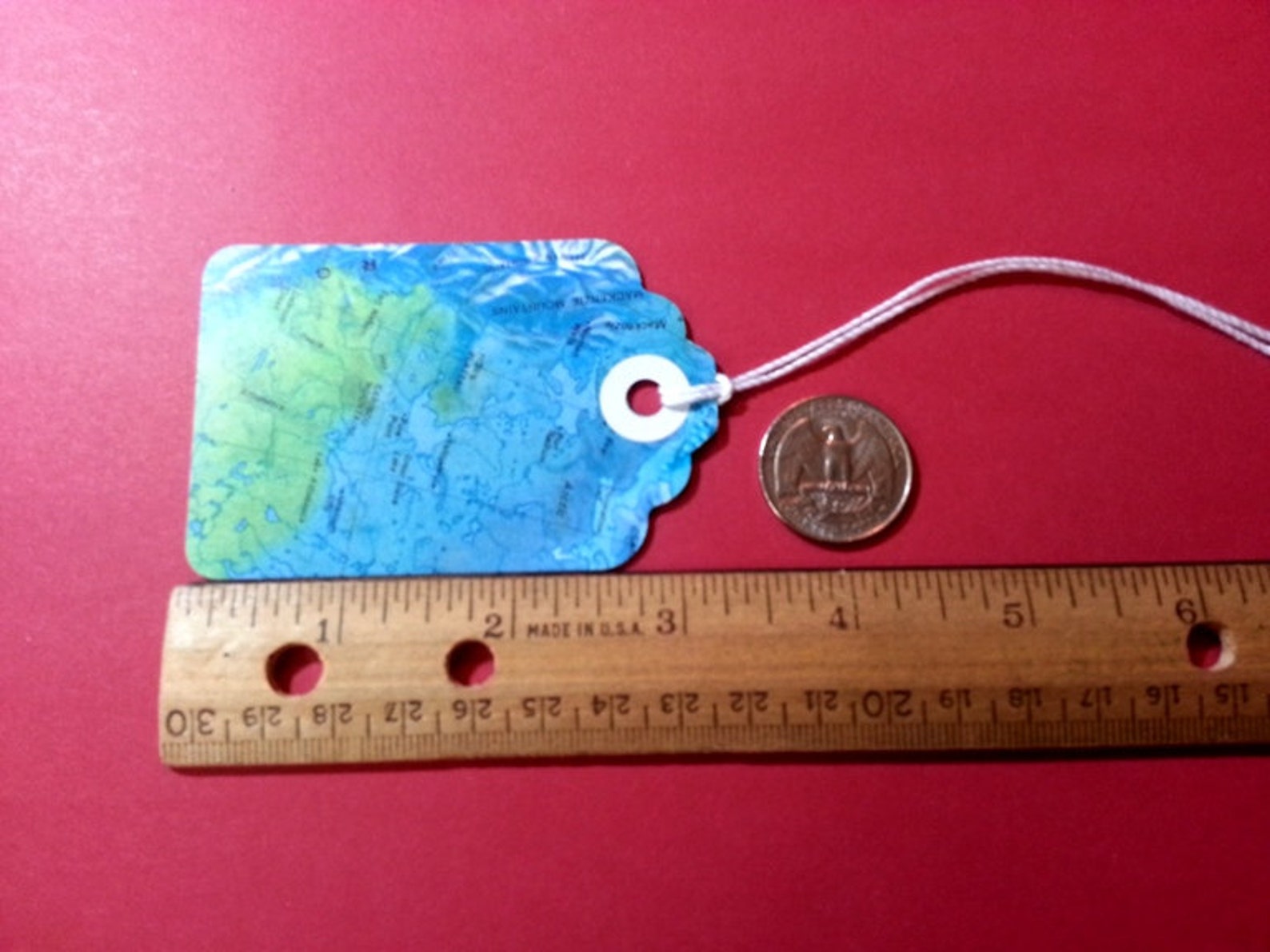 Atlas Tags Upcycled Atlas Tags Map Tags 24 Pieces Upcycled | Etsy