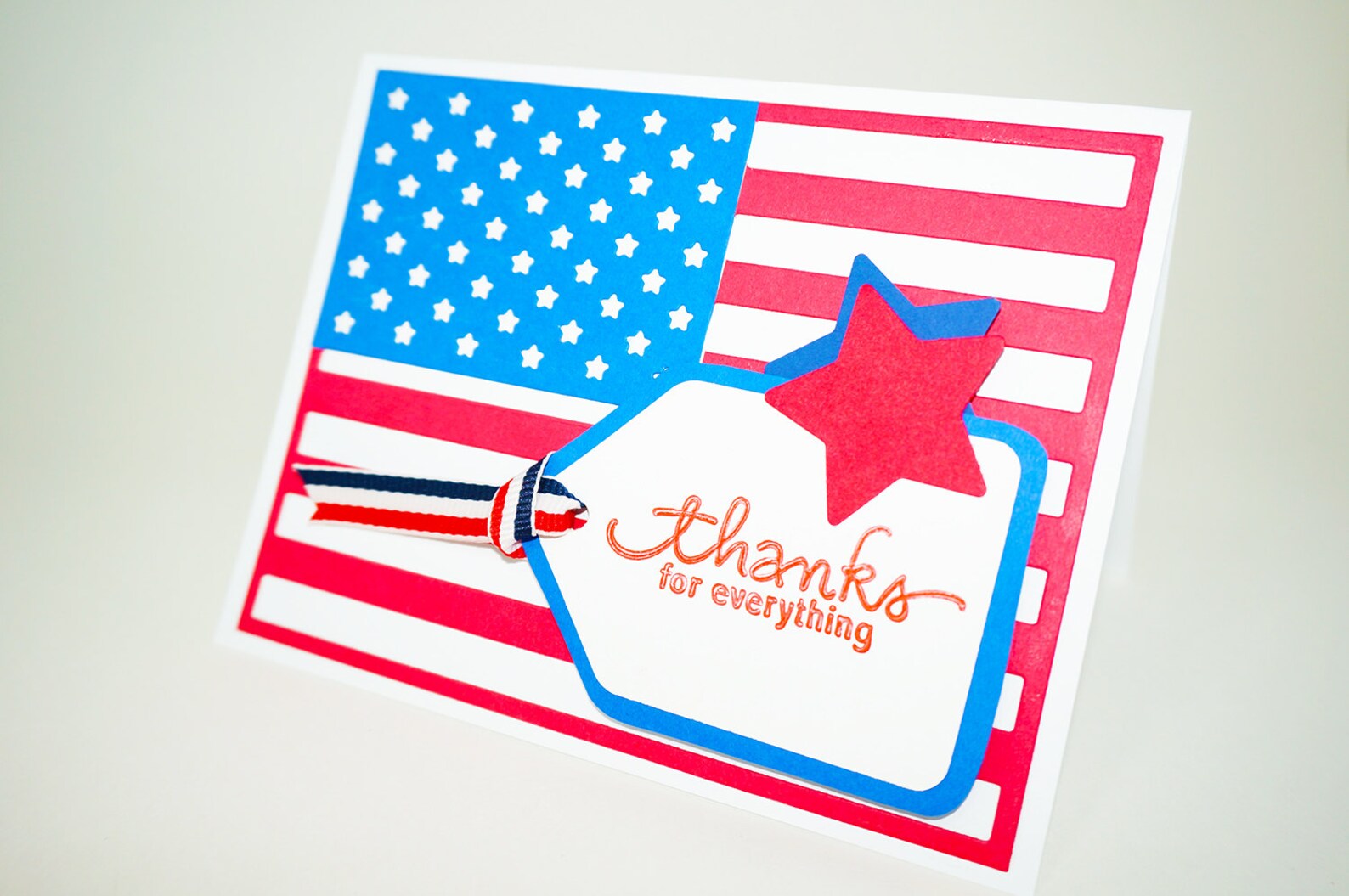 American Flag Card Patriotic Card Soldier Card Veteran | Etsy