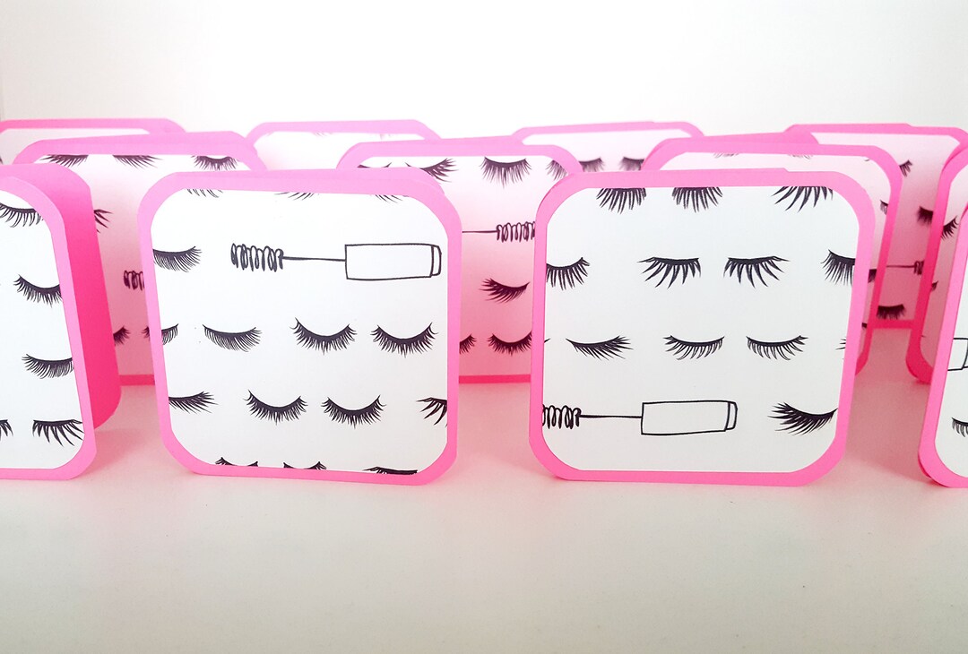 Eye Lashes Cards, Lashes Mini Cards, Eye Makeup, Eye Lash Curler, Lash ...