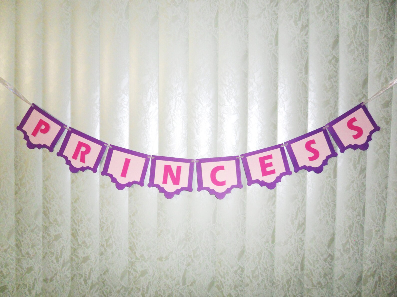 Girl Name Banner Princess Banner Name Banner Cardstock - Etsy