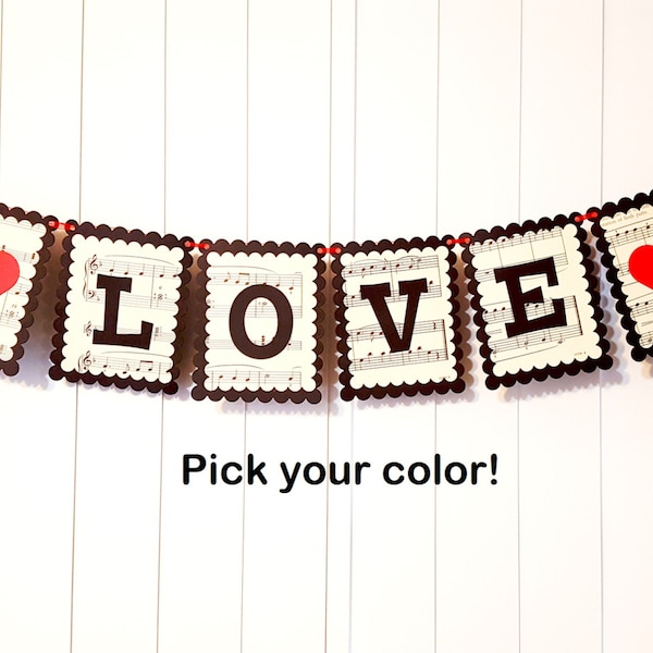 Sheet Music Banner - Etsy