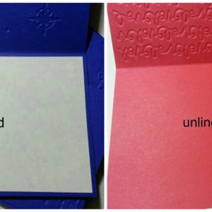 Scallop Cards, Embossed Scallop Cards, Asian Scallops Pattern, Scallops ...