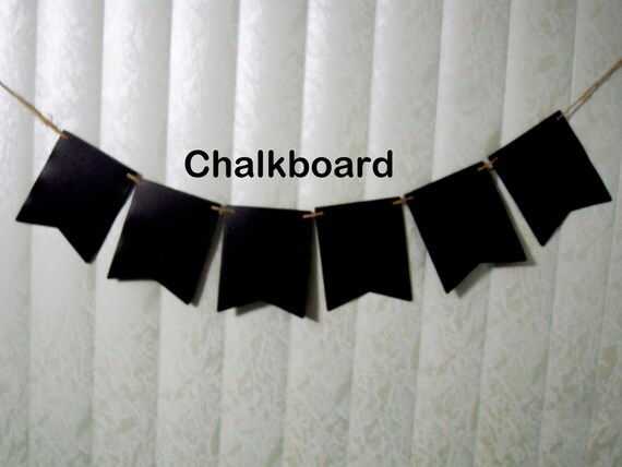 Chalkboard Banner Reusable Banner Chalkboard Cardstock | Etsy