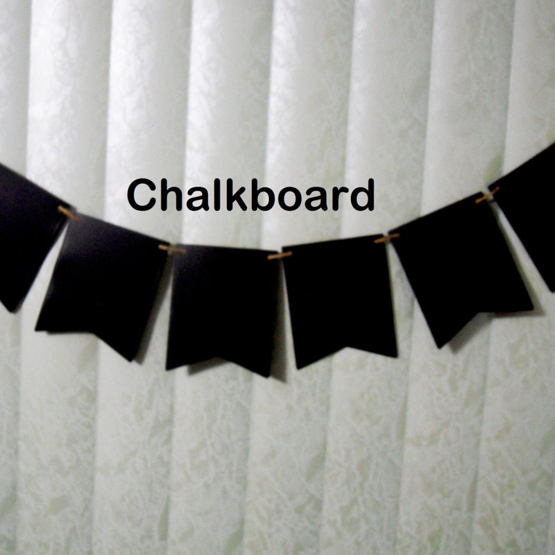 Chalkboard Pennant - Etsy