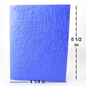 Math Card, Math Embossed Card, Embossed Card Math Teacher, Math ...