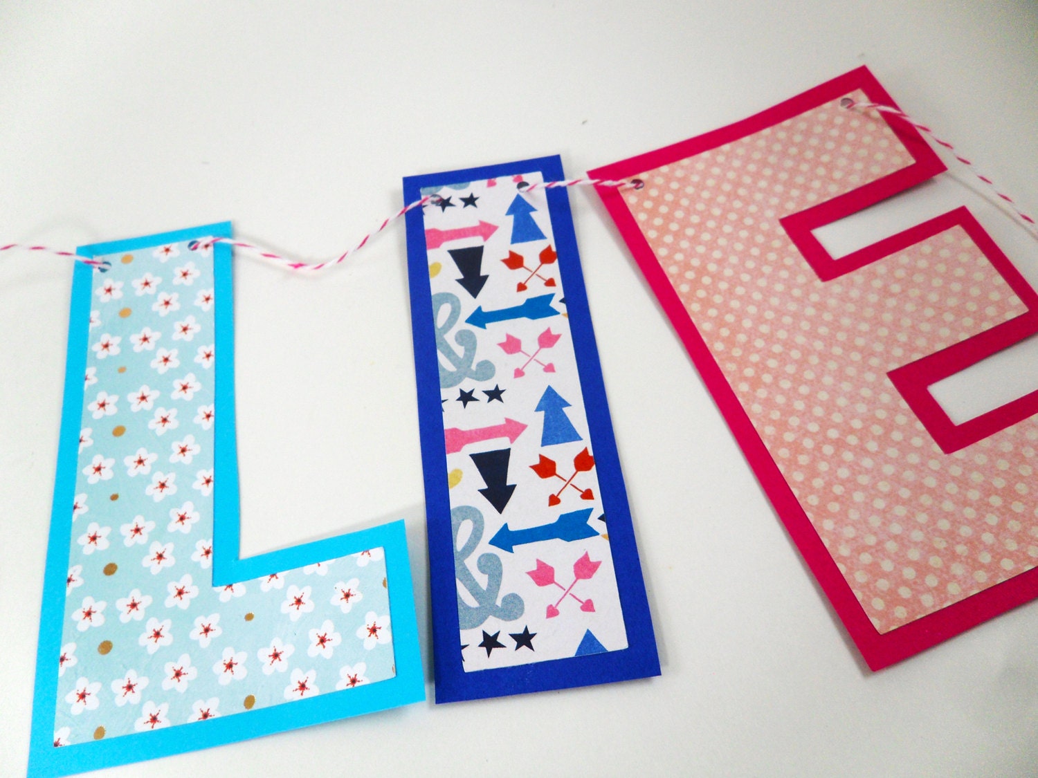 Girl Name Banner Personalized Banner Baby Girl Banner - Etsy