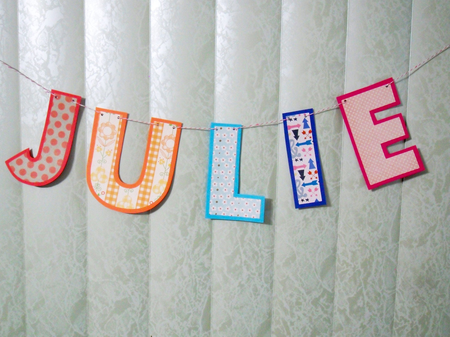 Girl Name Banner Personalized Banner Baby Girl Banner - Etsy