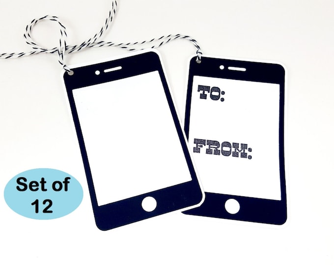 Cellphone Gift Tag, Mobile Phone Tag, Cellphone Tag, Cell Phone Tag ...