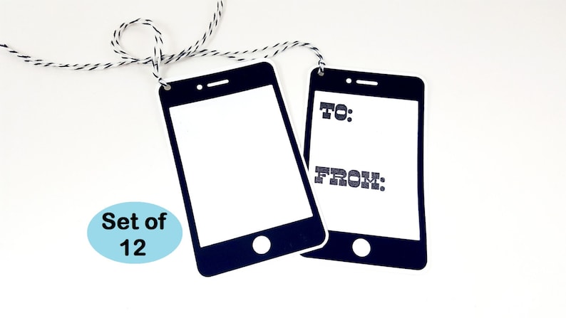 Cellphone Gift Tag, Mobile Phone Tag, Cellphone Tag, Cell Phone Tag ...
