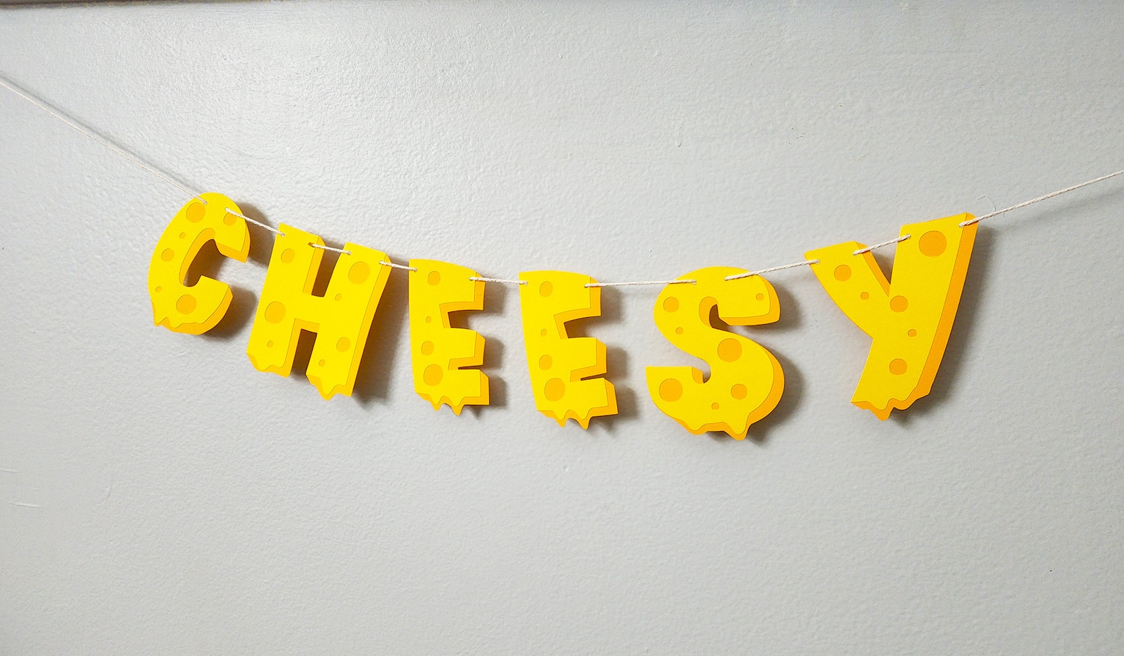 Cheese Banner Cheesy Decor Fondue Party Cheese Sign - Etsy