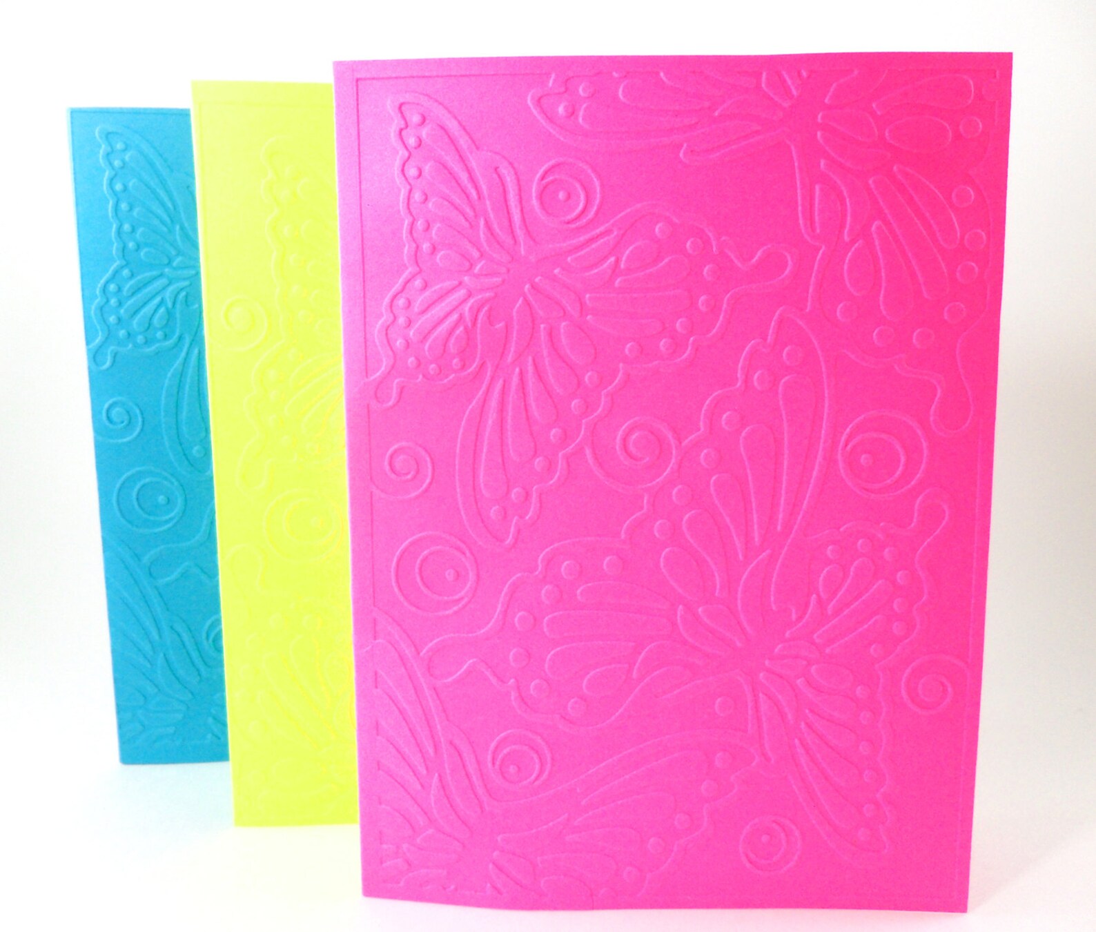 Large Butterfly Embossed Cards Butterfly Cards Embossed - Etsy