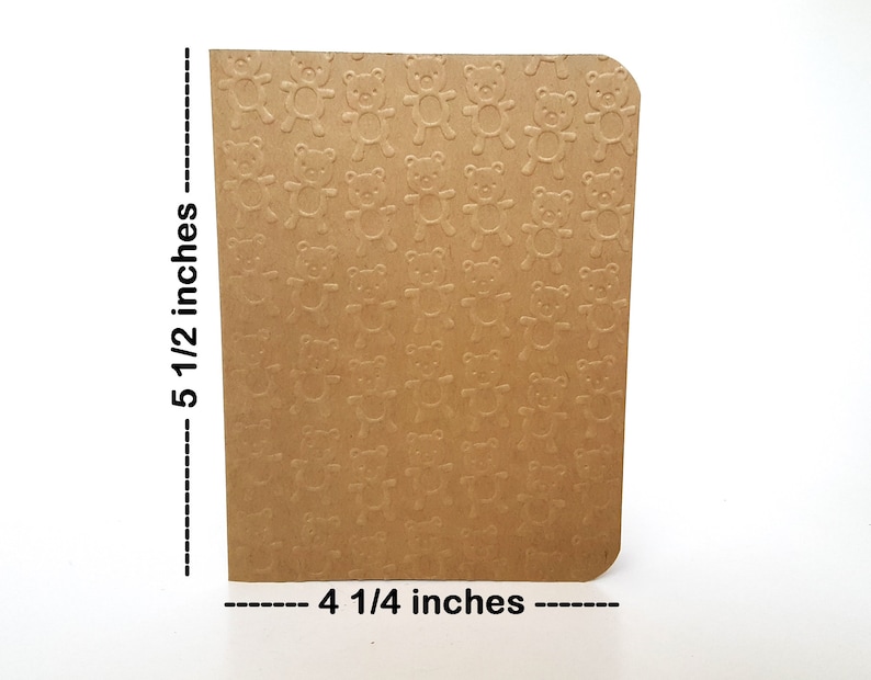 Teddy Bear Cards Embossed Teddy Bears Teddy Bears Stationery - Etsy