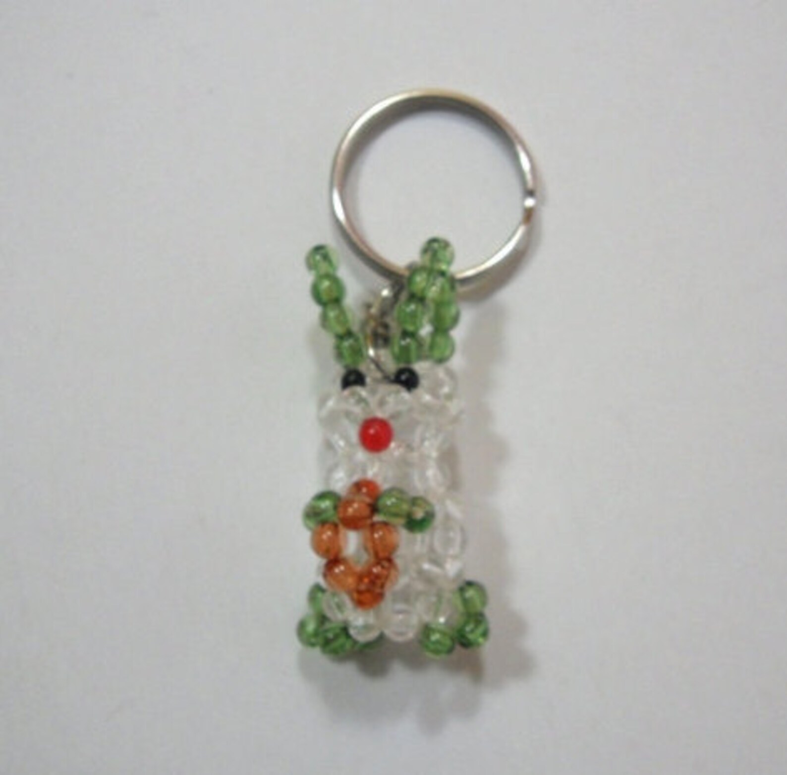 Beaded Rabbit Easter Rabbit Rabbit Keychain Rabbit With - Etsy