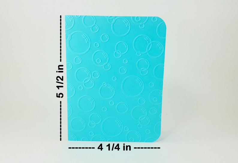 Bubbles Embossed Card Bubbles Card Blowing Bubbles Card - Etsy Australia