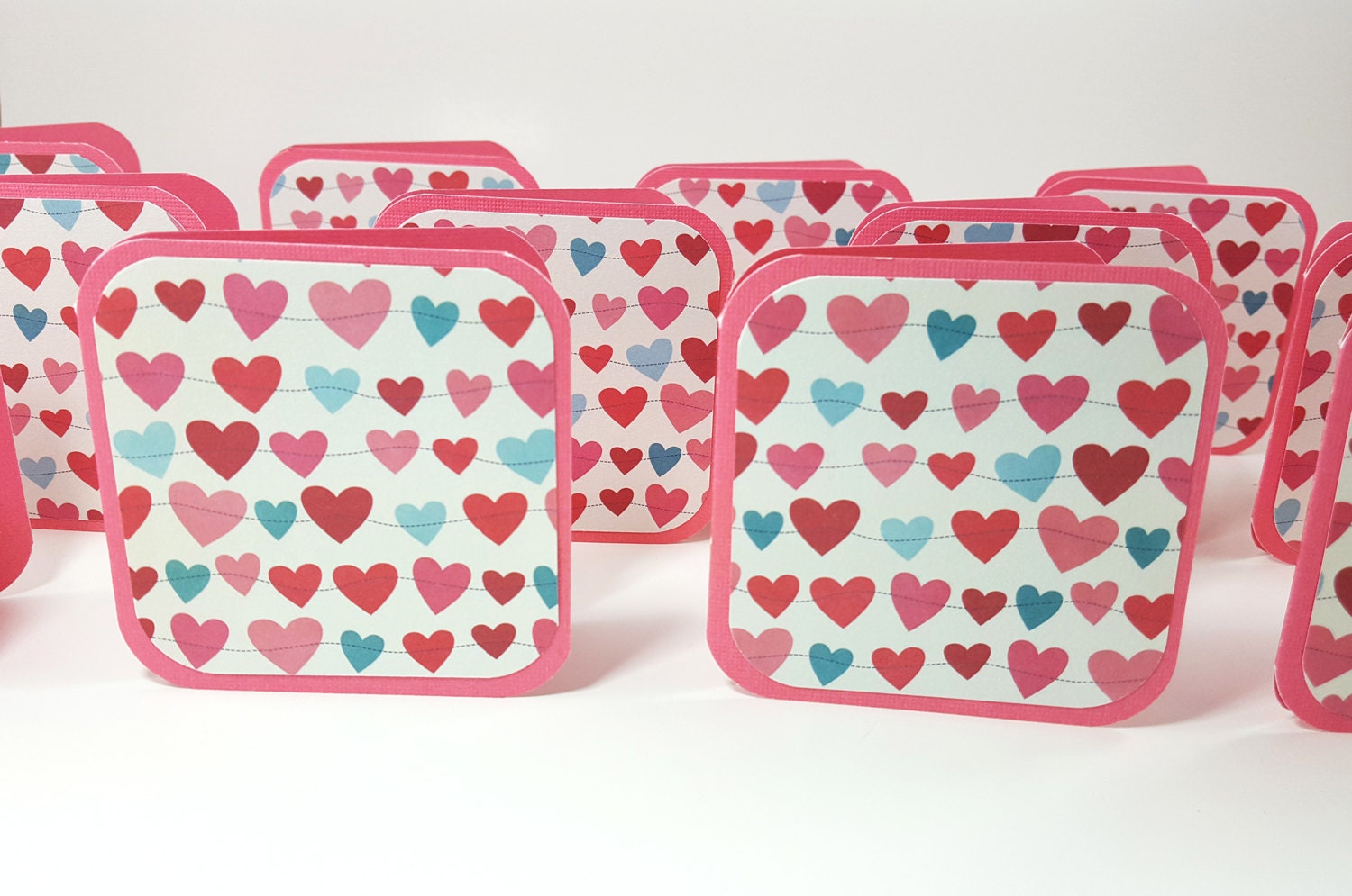 Heartstrings Mini Cards, Heart Strings, Colorful Hearts, Valentine ...