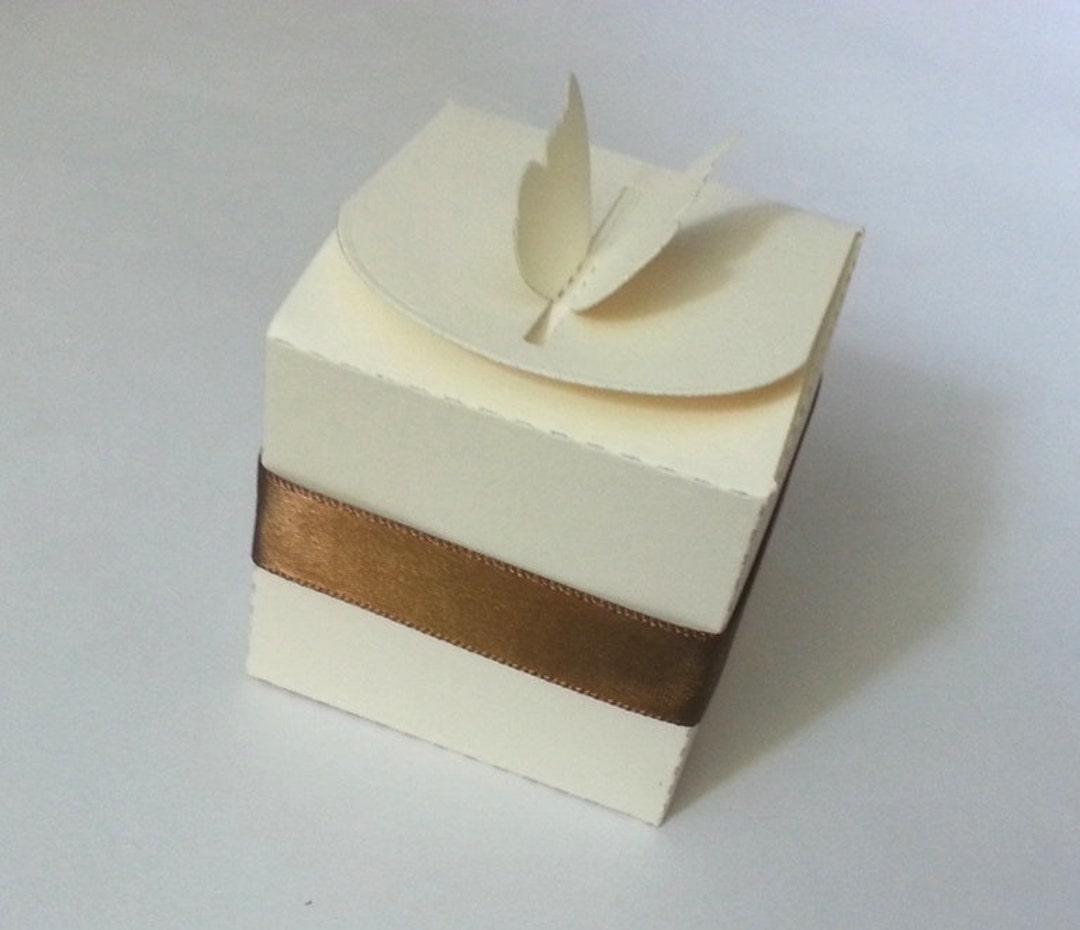 Handmade Butterfly Favor Box, DIY Treat Boxes, Personalized Treat ...