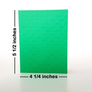 Scallop Cards, Embossed Scallop Cards, Asian Scallops Pattern, Scallops ...