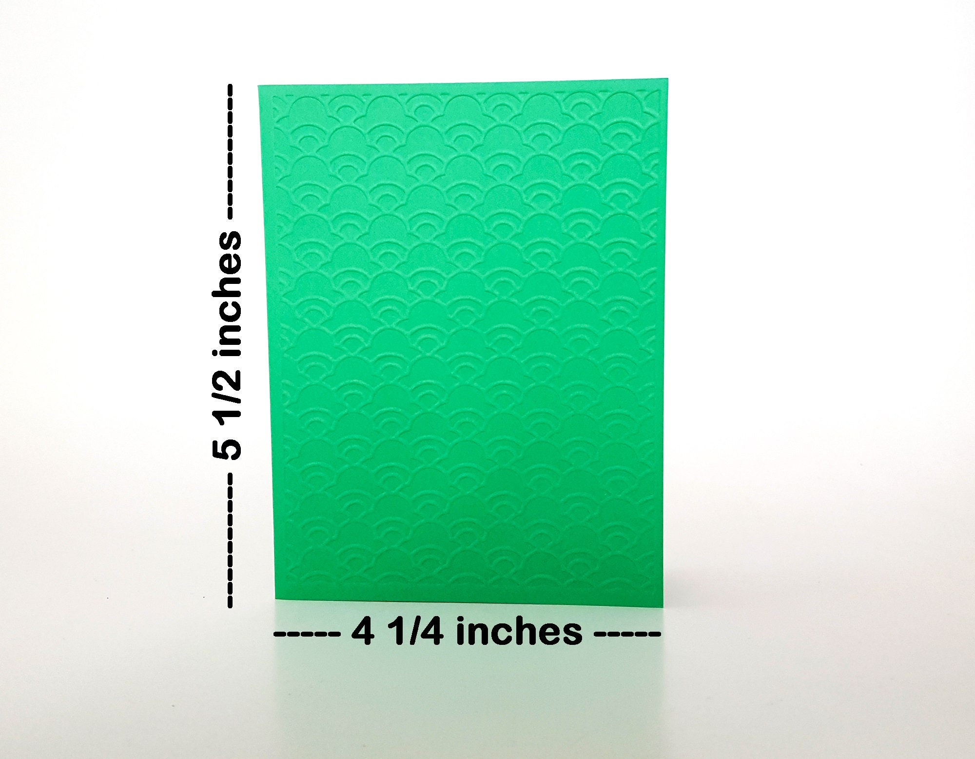 Scallop Cards, Embossed Scallop Cards, Asian Scallops Pattern, Scallops ...