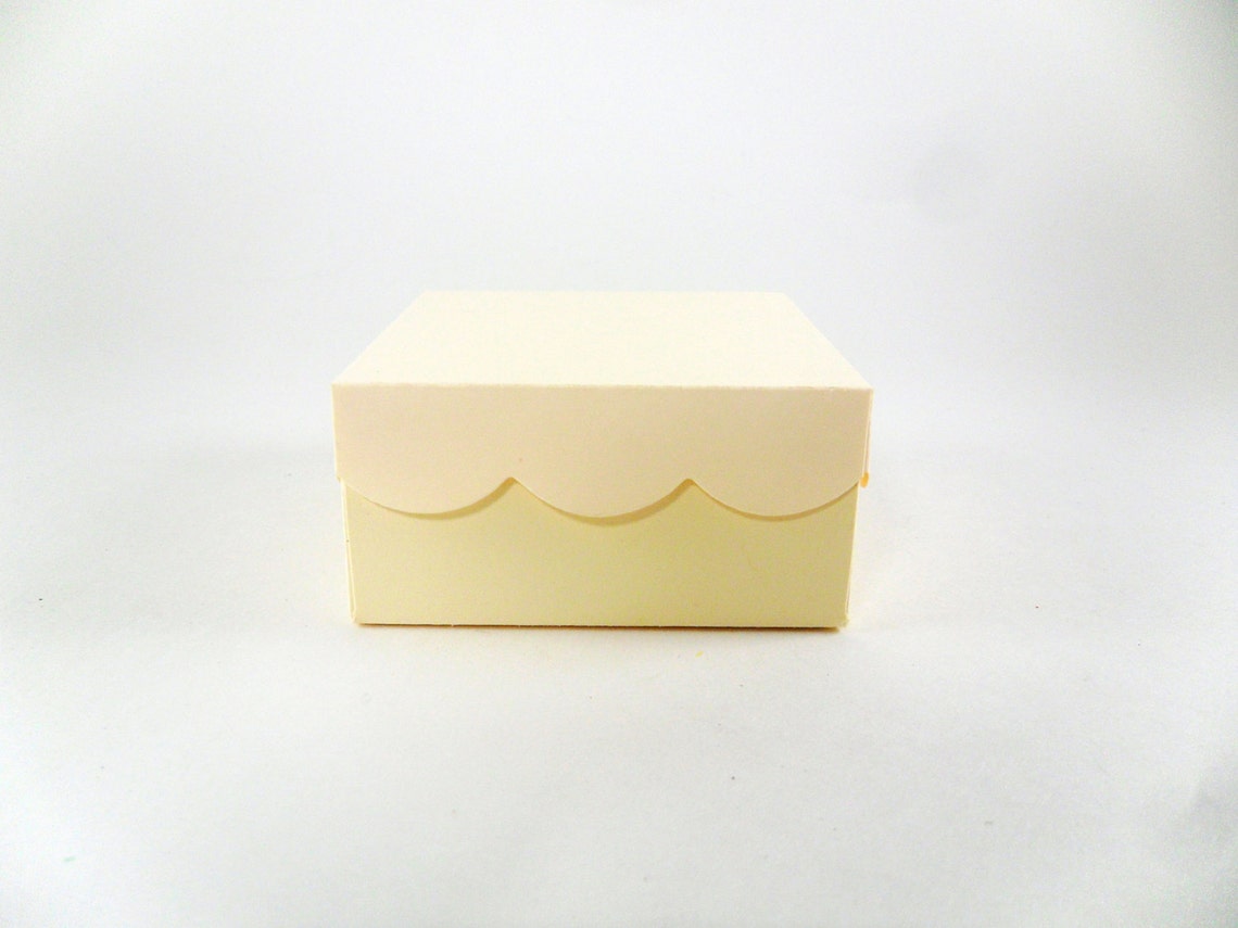 Scallop Box Treat Box Scallop Treat Boxes Wedding Treat - Etsy