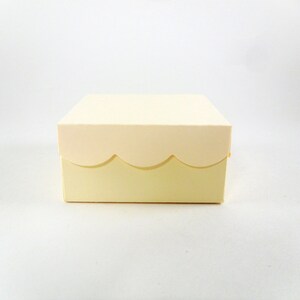 Scallop Box, Treat Box, Scallop Treat Boxes, Wedding Treat Box, Kraft ...