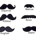 Mustache Cut Outs, Mustache Die Cuts, Moustache, Party Prop, Moustache ...